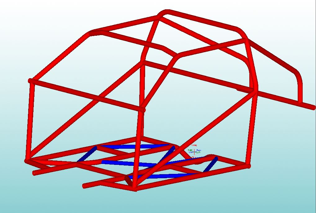 25.5 Floor Structure with an 8.50 Cert. – Moore Race Chassis