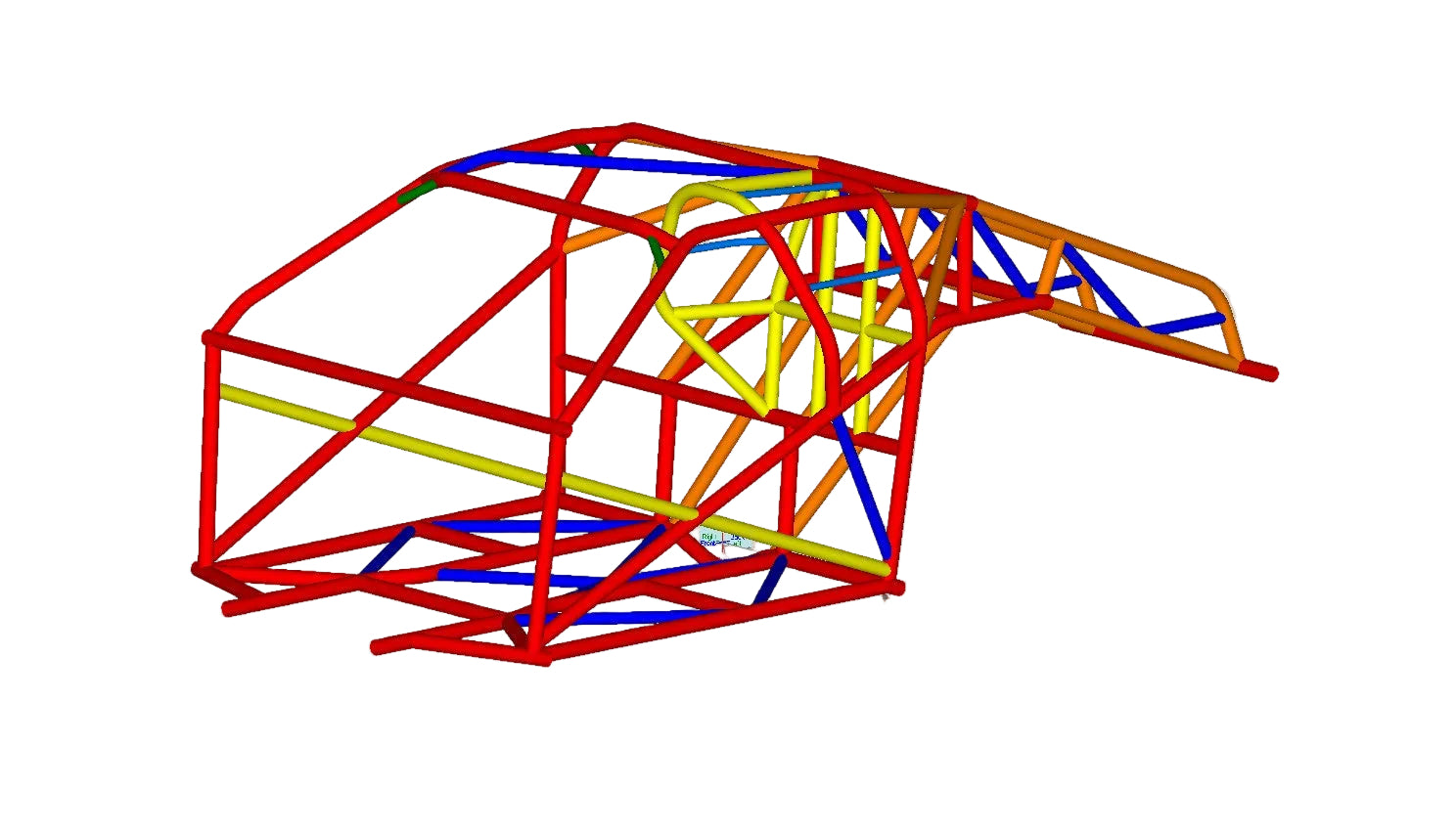 93-02 F body 25.5 Cage Kit – Moore Race Chassis