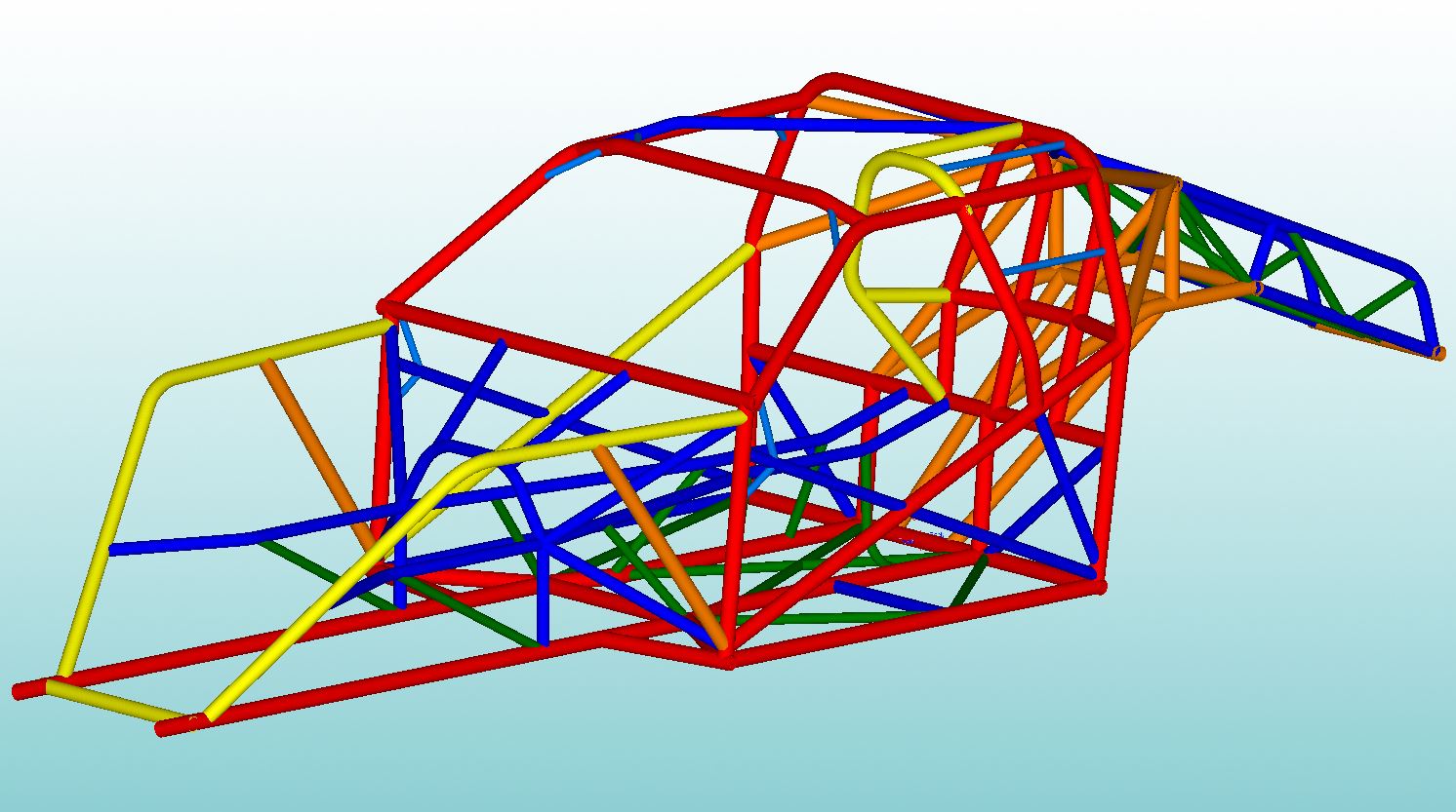 79 93 Foxbody 251 Welded Chassis Moore Race Chassis