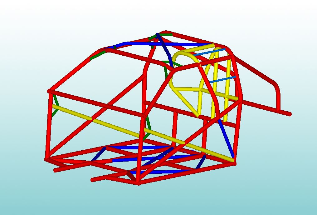 79-93 Foxbody 25.3/25.2 Cage Kit – Moore Race Chassis